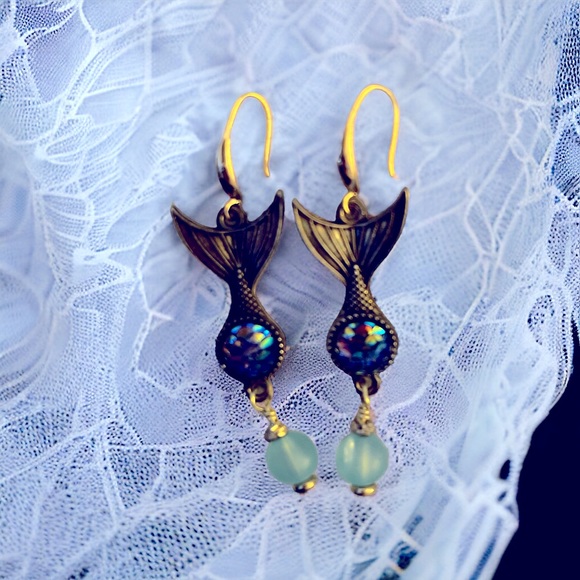 Jewelry | Handmade Mermaid Tail Earrings | Poshmark